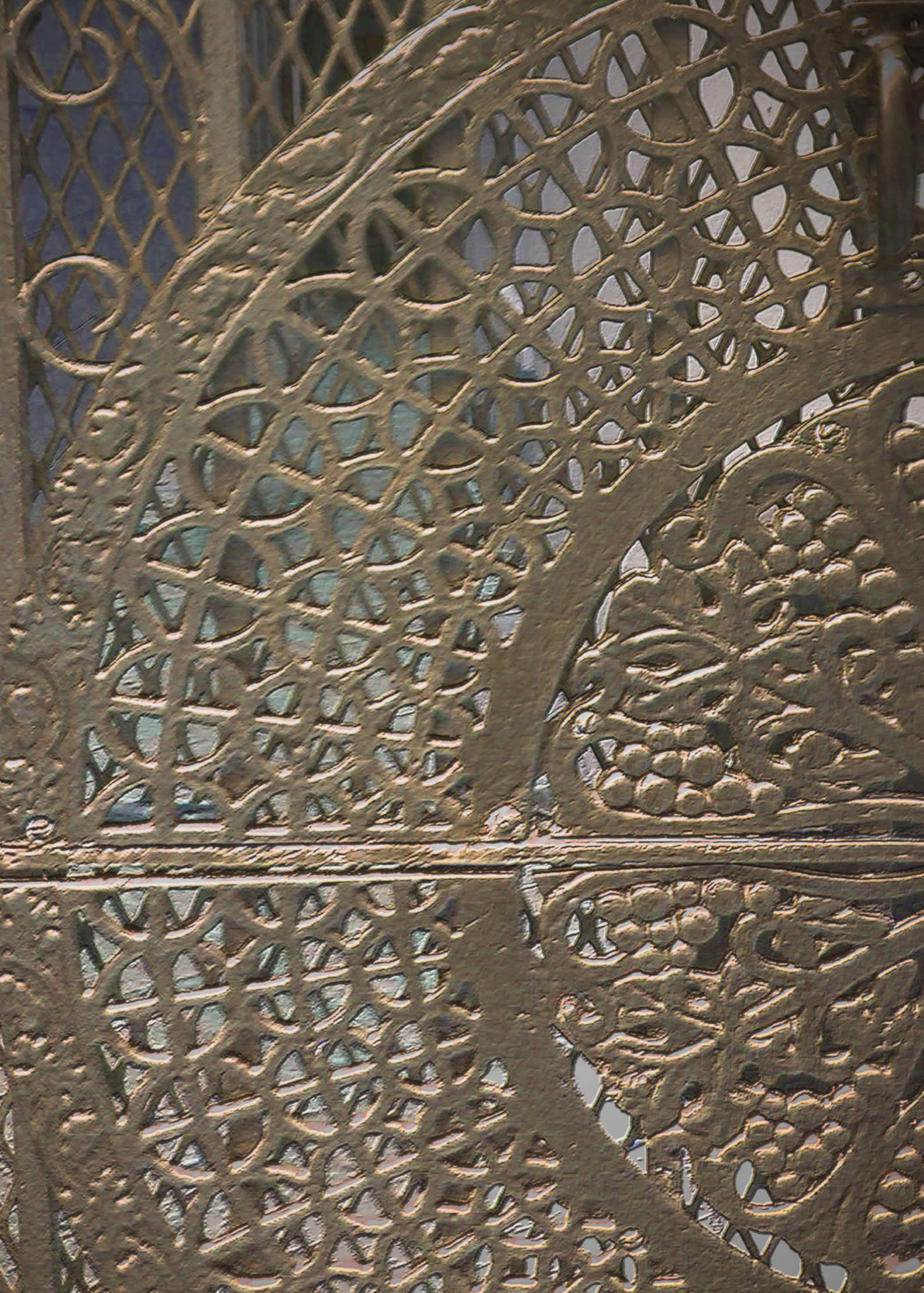 PHOTO CHALLENGE – ABSTRACT – FADED PAISLEY Studio